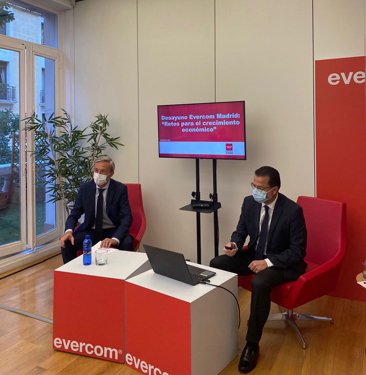 Encuentro con el consejero de Economía Comunidad de Madrid - Evercom